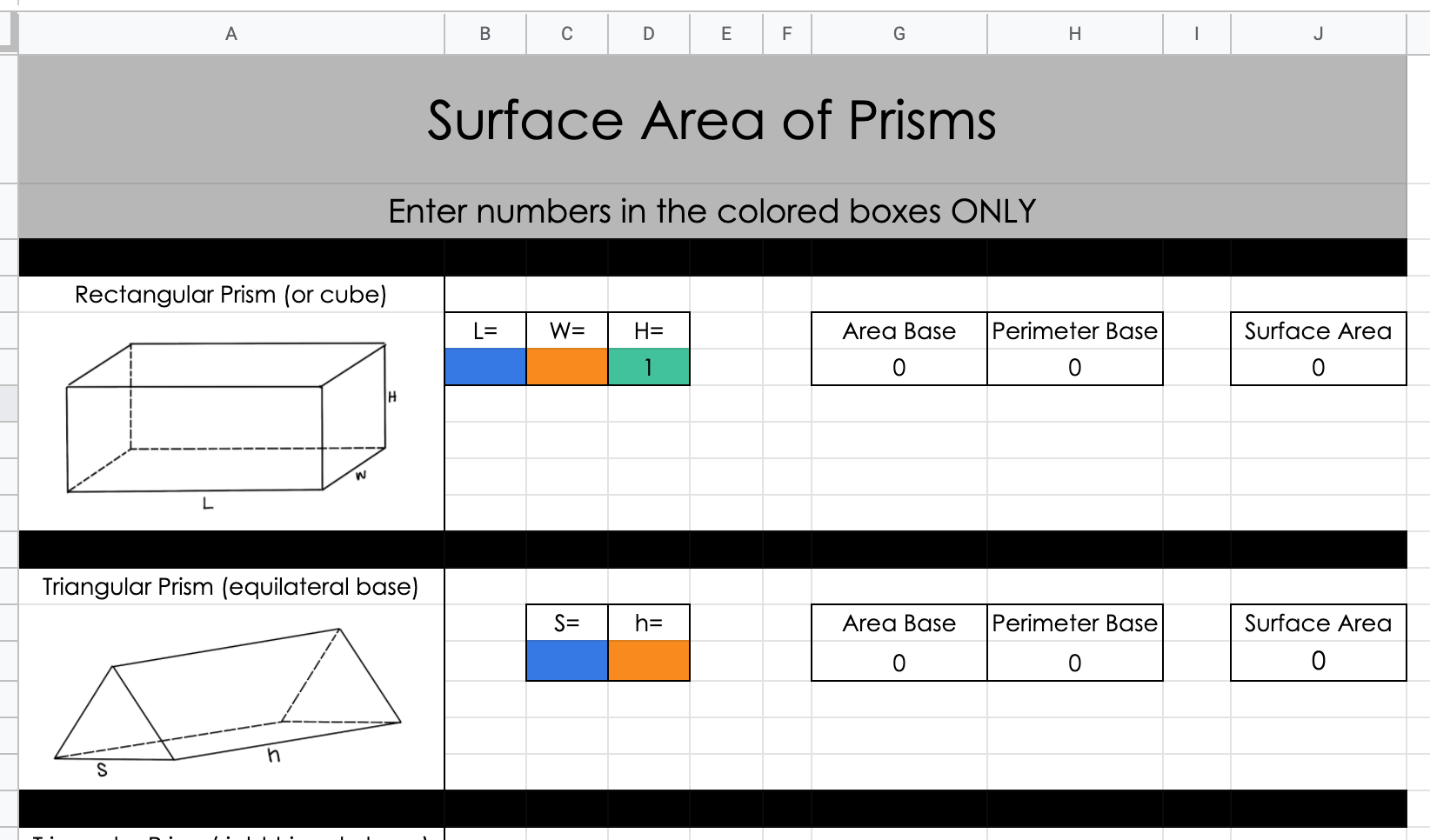 Area, Surface Area, and Volume Exit Tickets – Make Math Not Suck