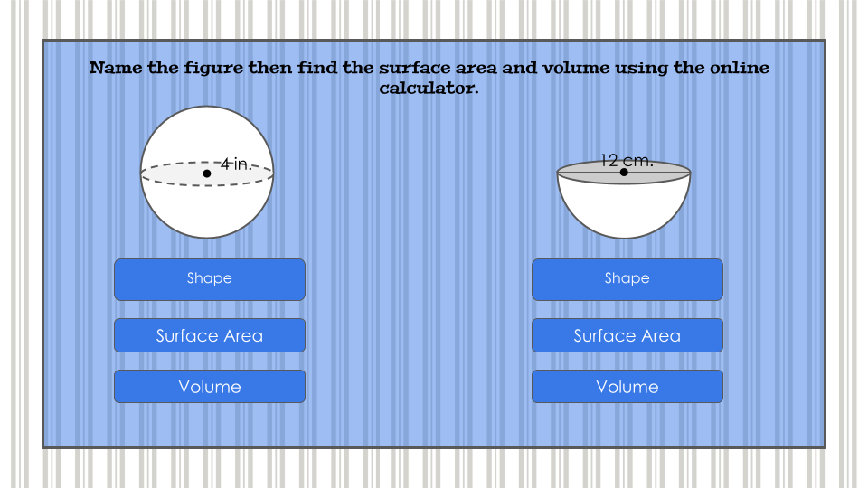 Surface Area and Volume – all the goods – Make Math Not Suck
