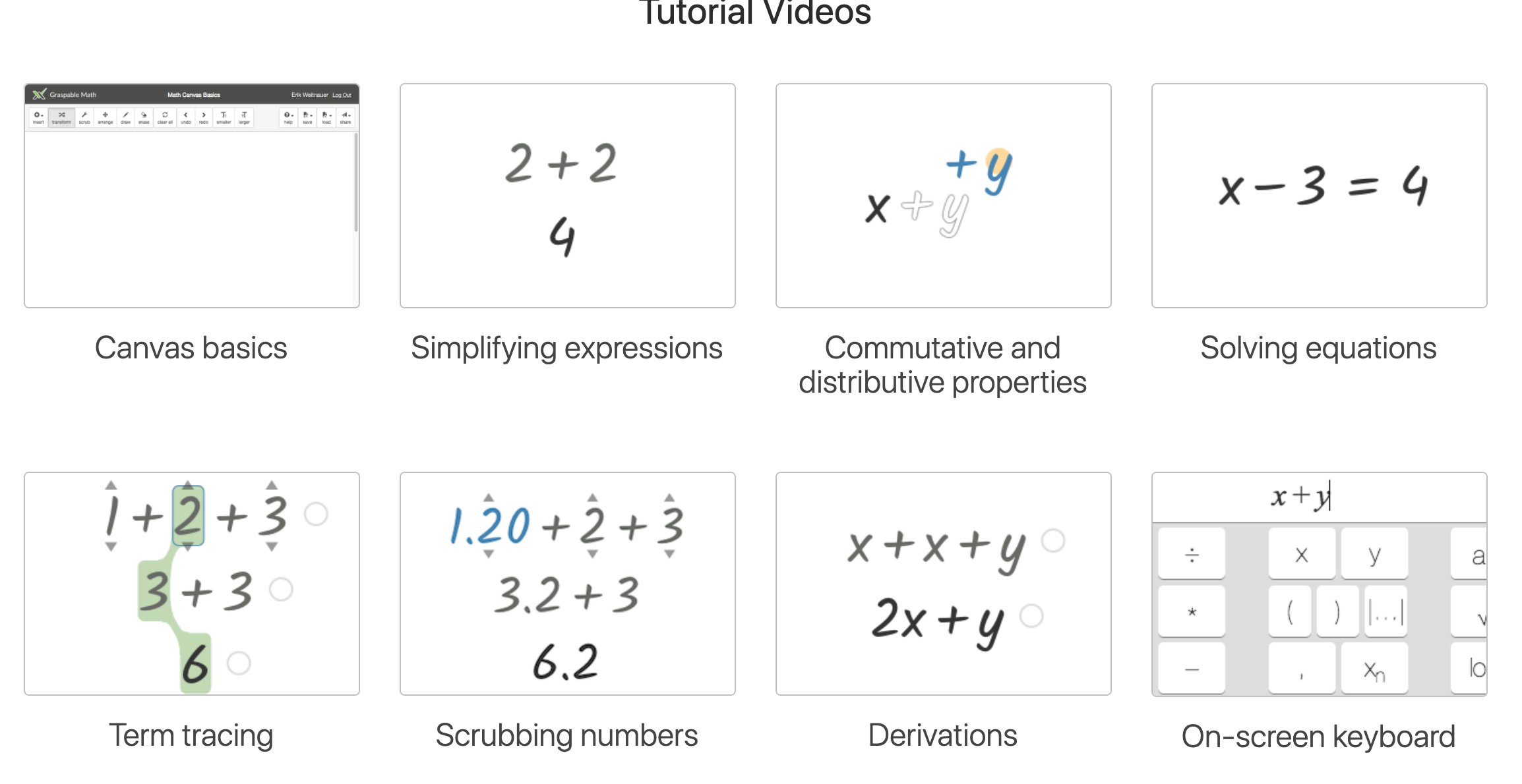 Graspable Math – Make Math Not Suck
